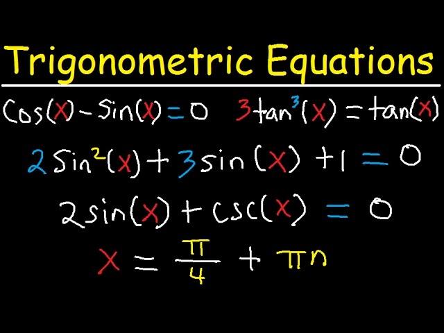 Solving Trigonometric Equations: A Comprehensive Guide - Dictionary Bay